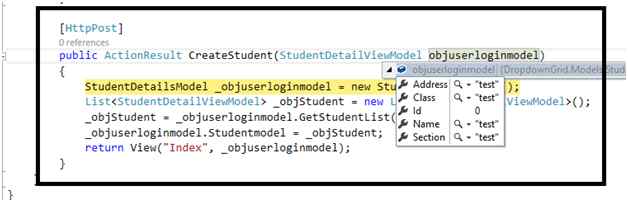 Calling Post Action In Mvc On Submit Button